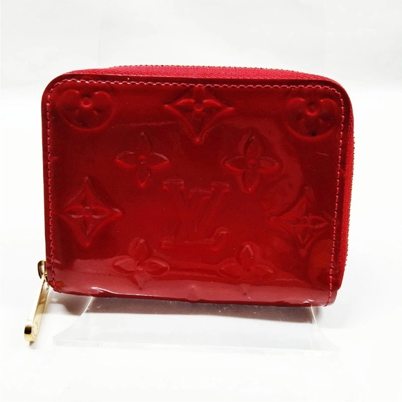 Louis Vuitton | Bags | Louis Vuitton Cherry Red Embossed Wallet | Poshmark
